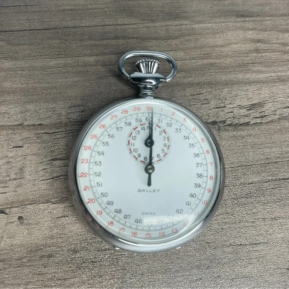 gallet | Accessories | Mens Vintage Gallet Timer Model Swiss Pocket ...